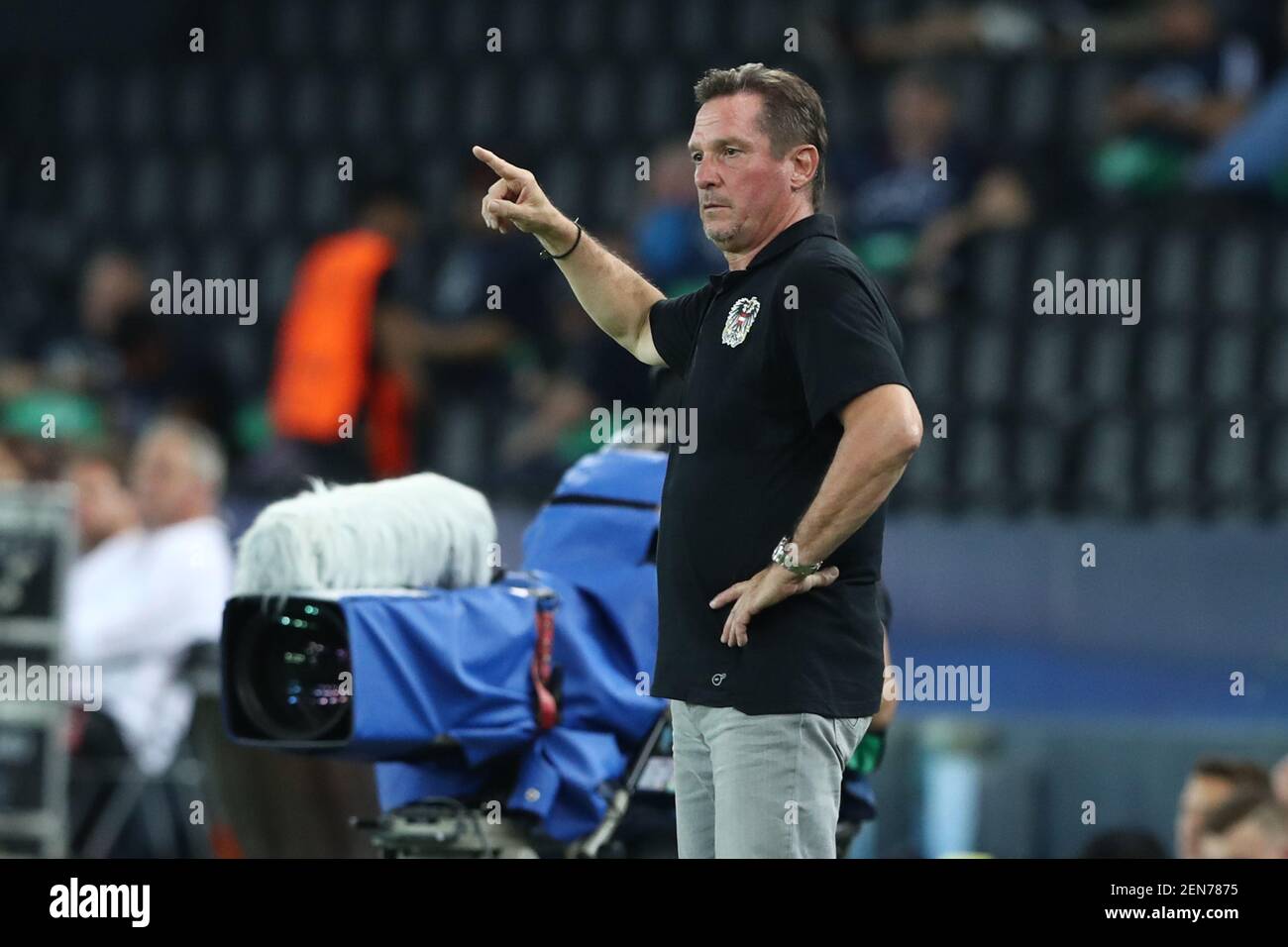 Austria coach Werner Gregoritsch gestures Udine 23-06-2019 Stadio ...