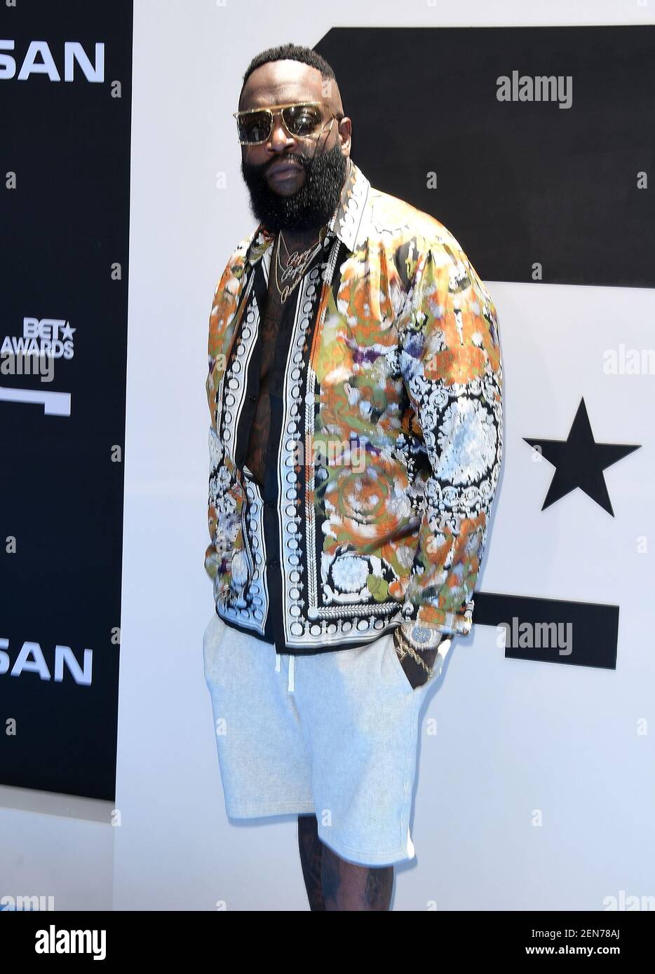 Rick Ross at the 2019 BET Awards held at Microsoft Theater on June 23 ...