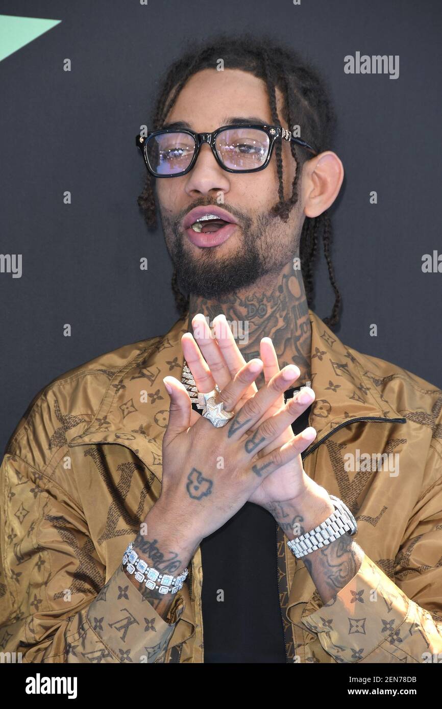 PnB Rock at the 2019 BET Awards held at Microsoft Theater on June 23 ...