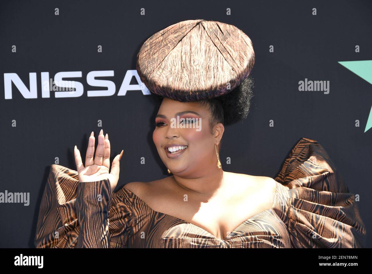 Lizzo at the 2019 BET Awards held at Microsoft Theater on June 23, 2019 ...