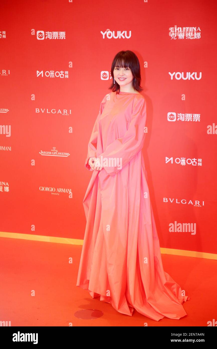 Japanese actress and model Masami Nagasawa arrives on the red carpet ...