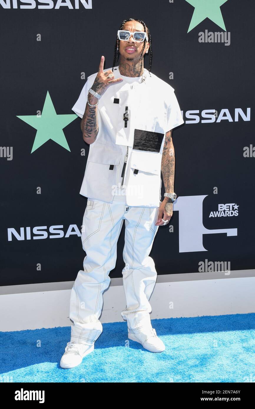 Tyga at the 2019 BET Awards held at Microsoft Theater on June 23, 2019 ...