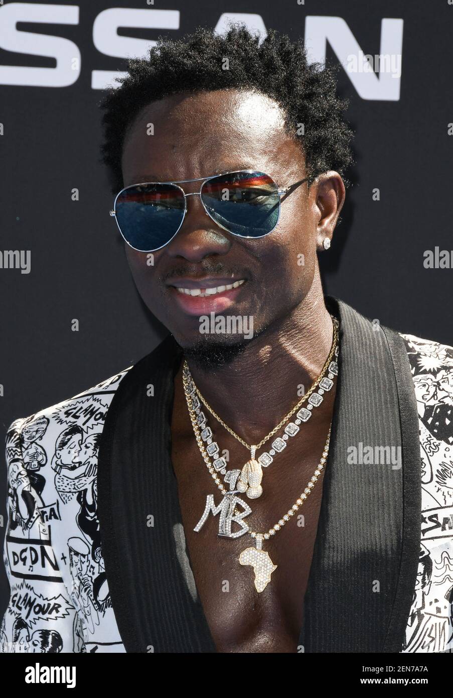 Michael Blackson at the 2019 BET Awards held at Microsoft Theater on ...