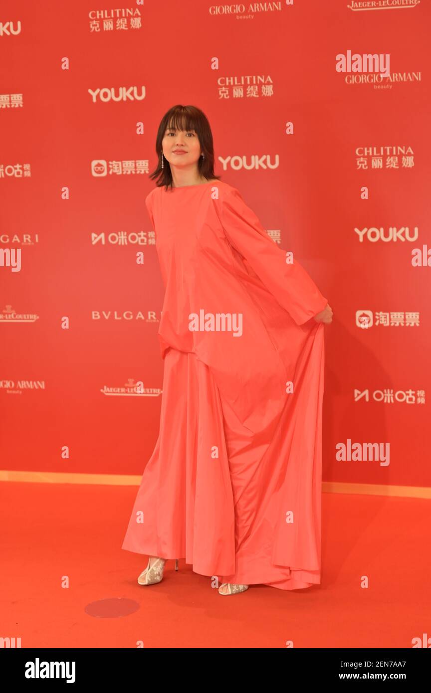 Japanese actress and model Masami Nagasawa arrives on the red carpet ...