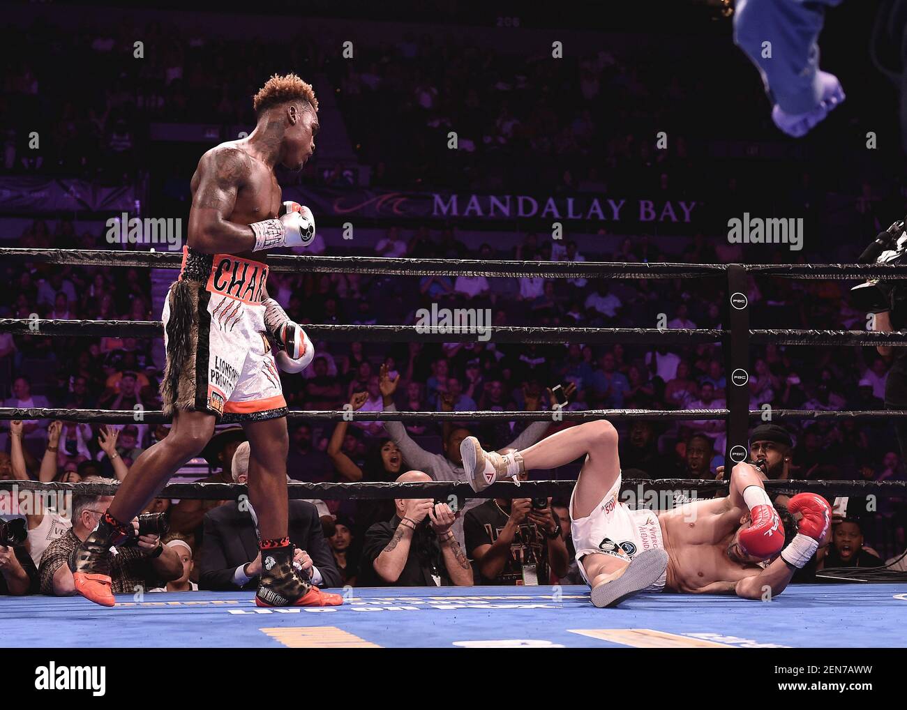 LAS VEGAS - JUNE 23: Jermell Charlo vs Jorge Cota at Fox Sports "PBC on ...
