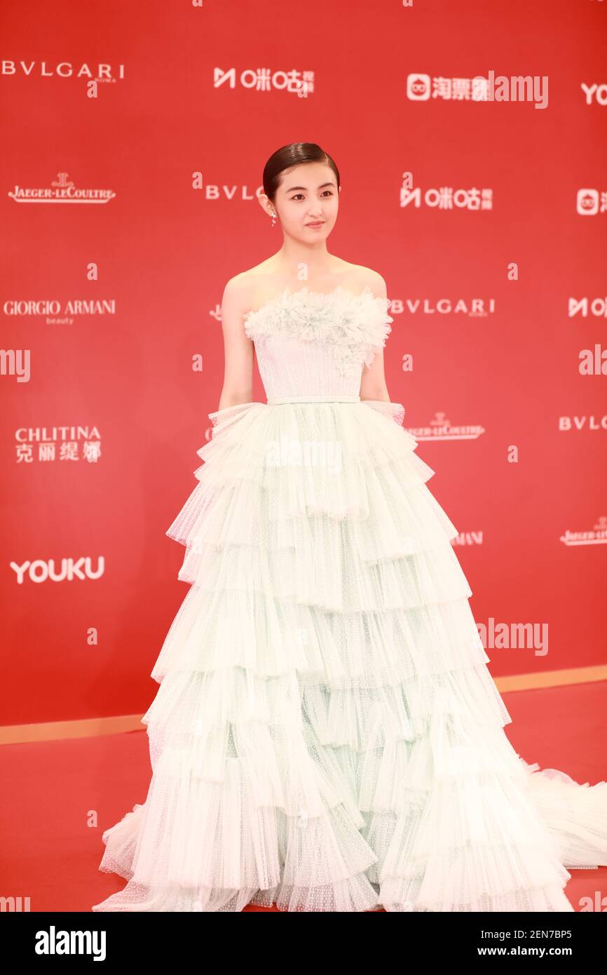 Chinese actress Zhang Zifeng arrives on the red carpet for the closing ...