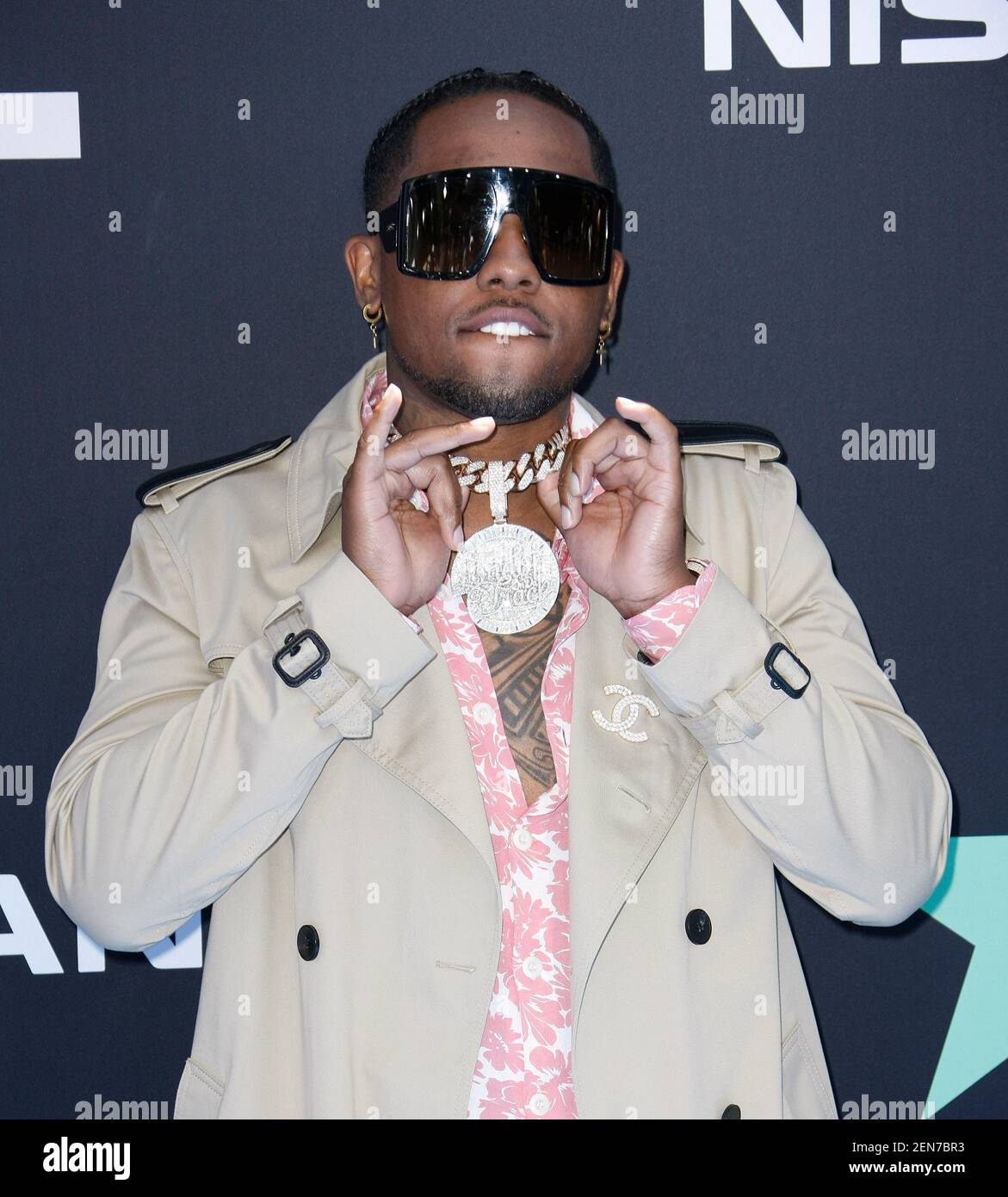 London On Da Track attends the 2019 BET Awards on June 23, 2019 in Los ...