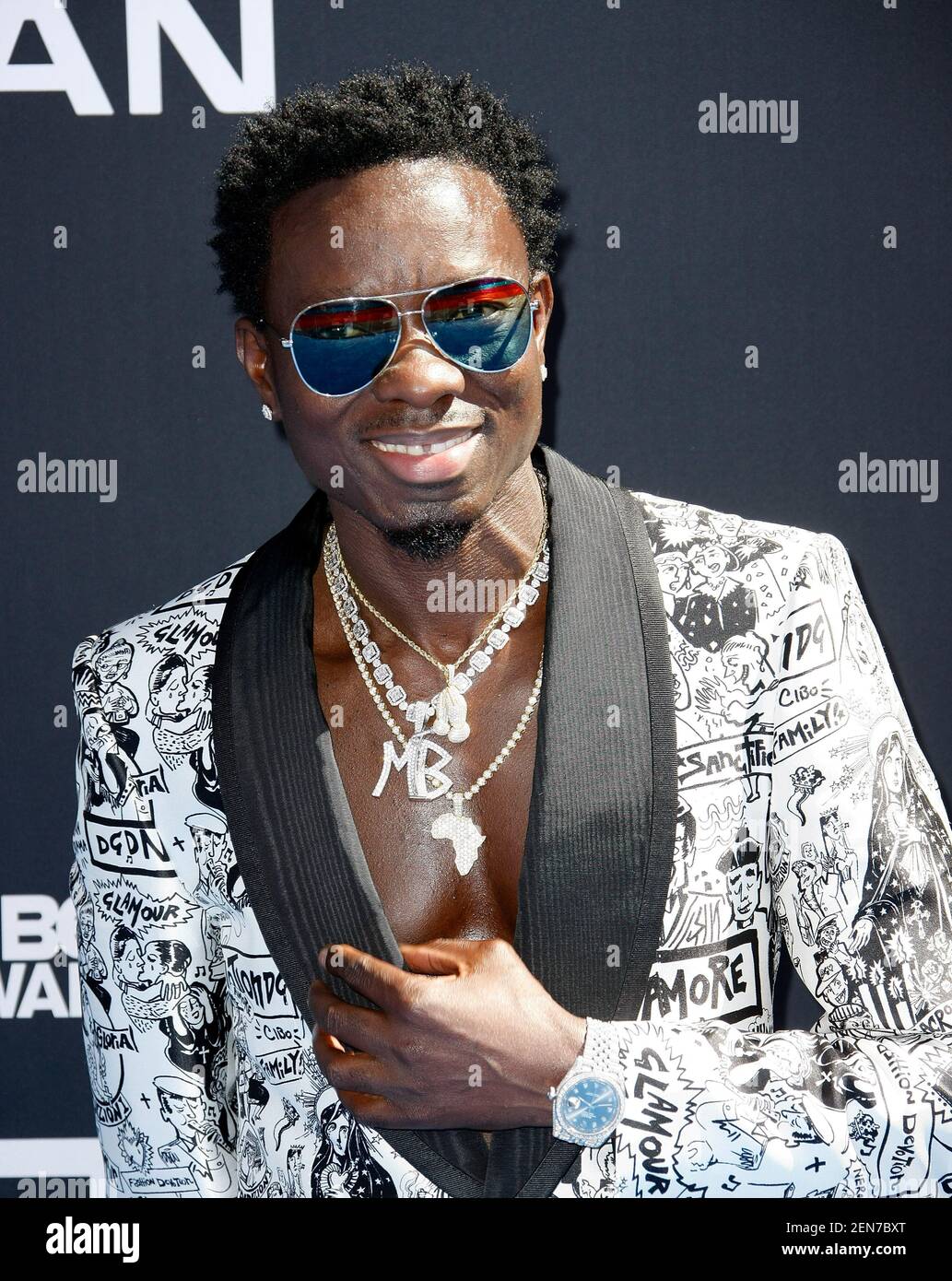 Michael Blackson attends the 2019 BET Awards on June 23, 2019 in Los ...