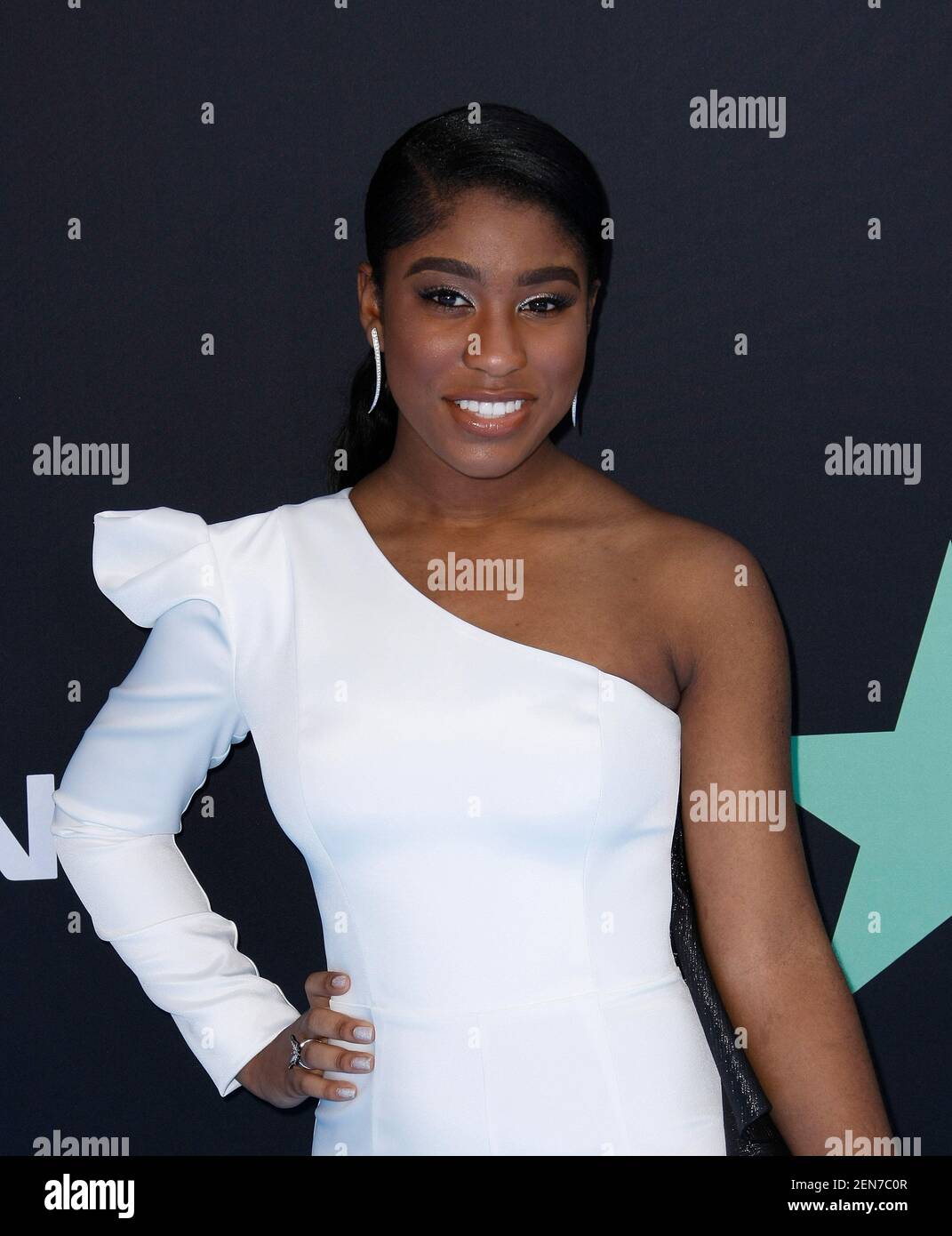 Lyric Ross attends the 2019 BET Awards on June 23, 2019 in Los Angeles ...