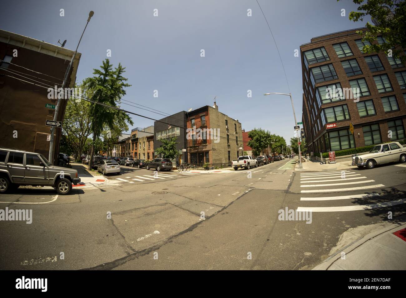 Development in the Gowanus neighborhood of Brooklyn in New York on ...