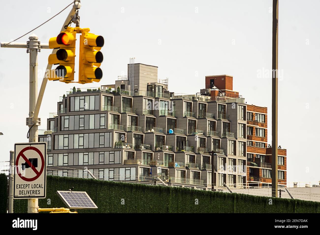 Development in the Gowanus neighborhood of Brooklyn in New York on ...
