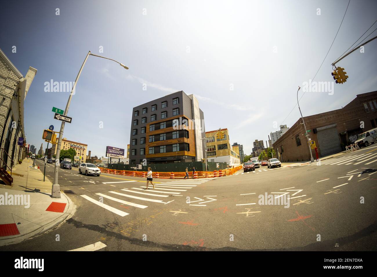 Development in the Gowanus neighborhood of Brooklyn in New York on ...