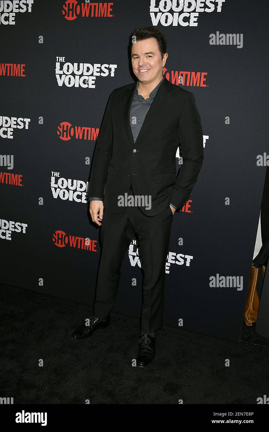 actor Seth MacFarlane attends the Showtime limited series "The Loudest ...