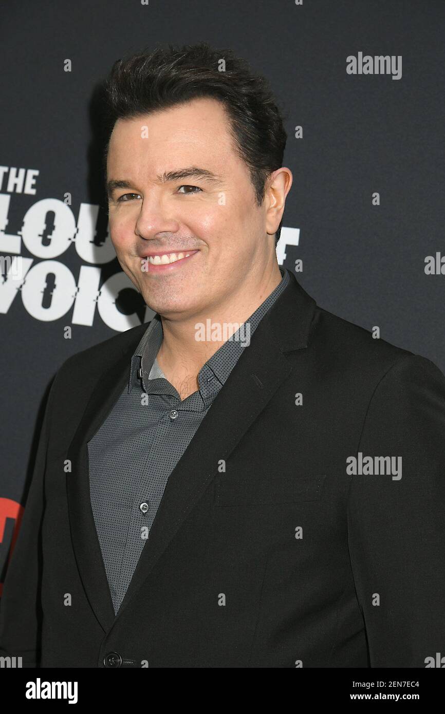 actor Seth MacFarlane attends the Showtime limited series "The Loudest ...