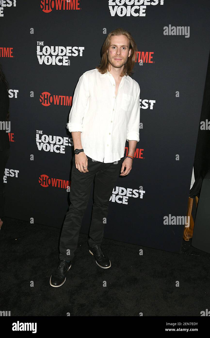 Zach Booth attends the Showtime limited series "The Loudest Voice ...