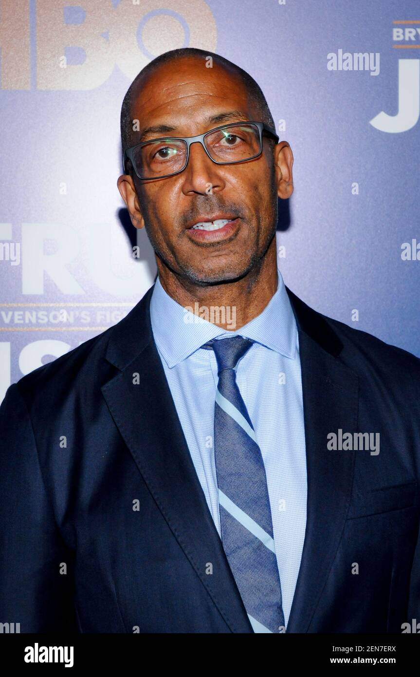 Trey Ellis attends the "True Justice: Bryan Stevenson's Fight For ...