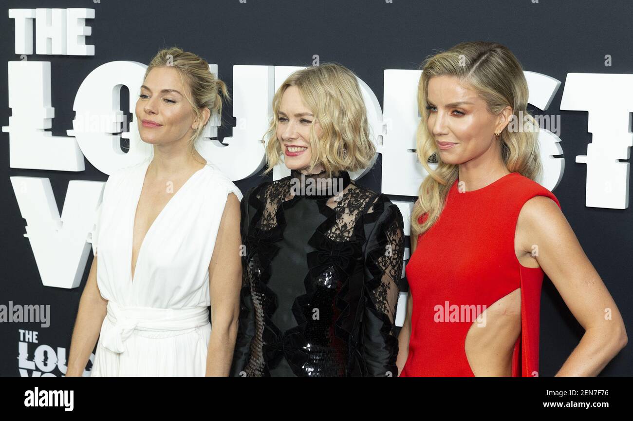 Sienna Miller, Naomi Watts and Annabelle Wallis attend premiere of The ...