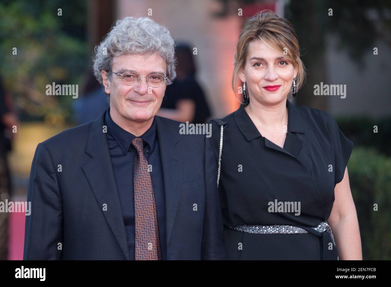Mario Martone and his wife Red Carpet of the awards ceremony of the ...