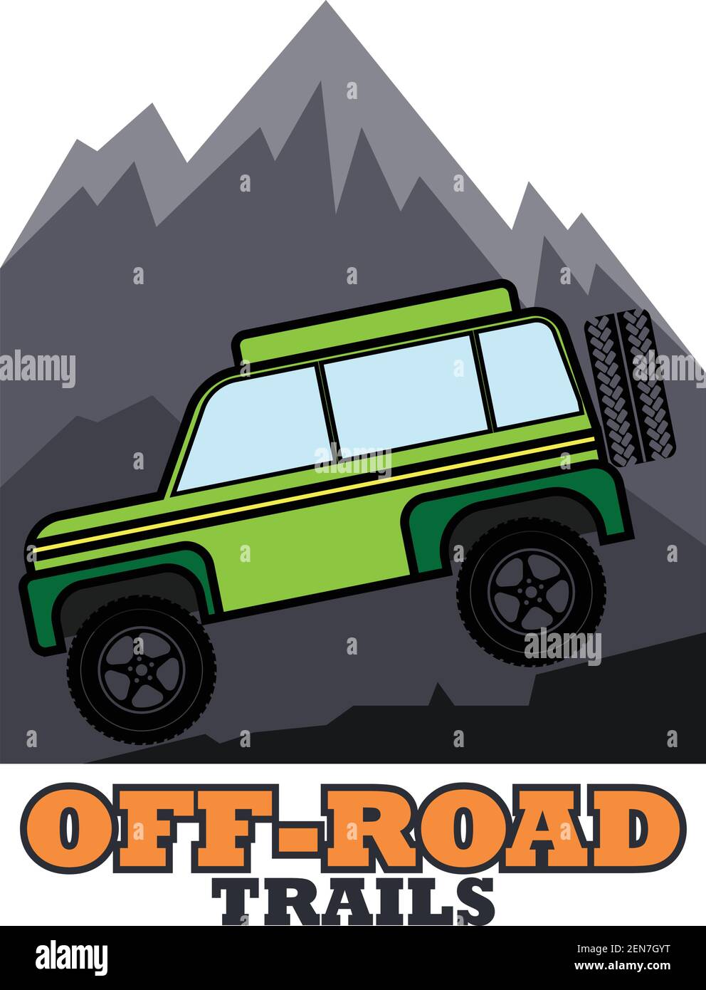 off-road 4x4 suv car logo emblems and insignia. vector illustration ...