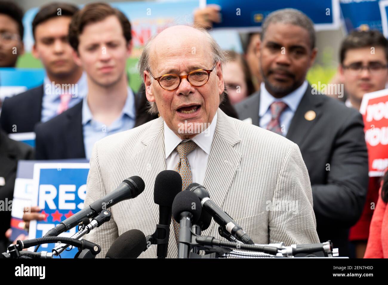 U.S. Representative Steve Cohen (D-TN) speaking at a rally at the U.S ...