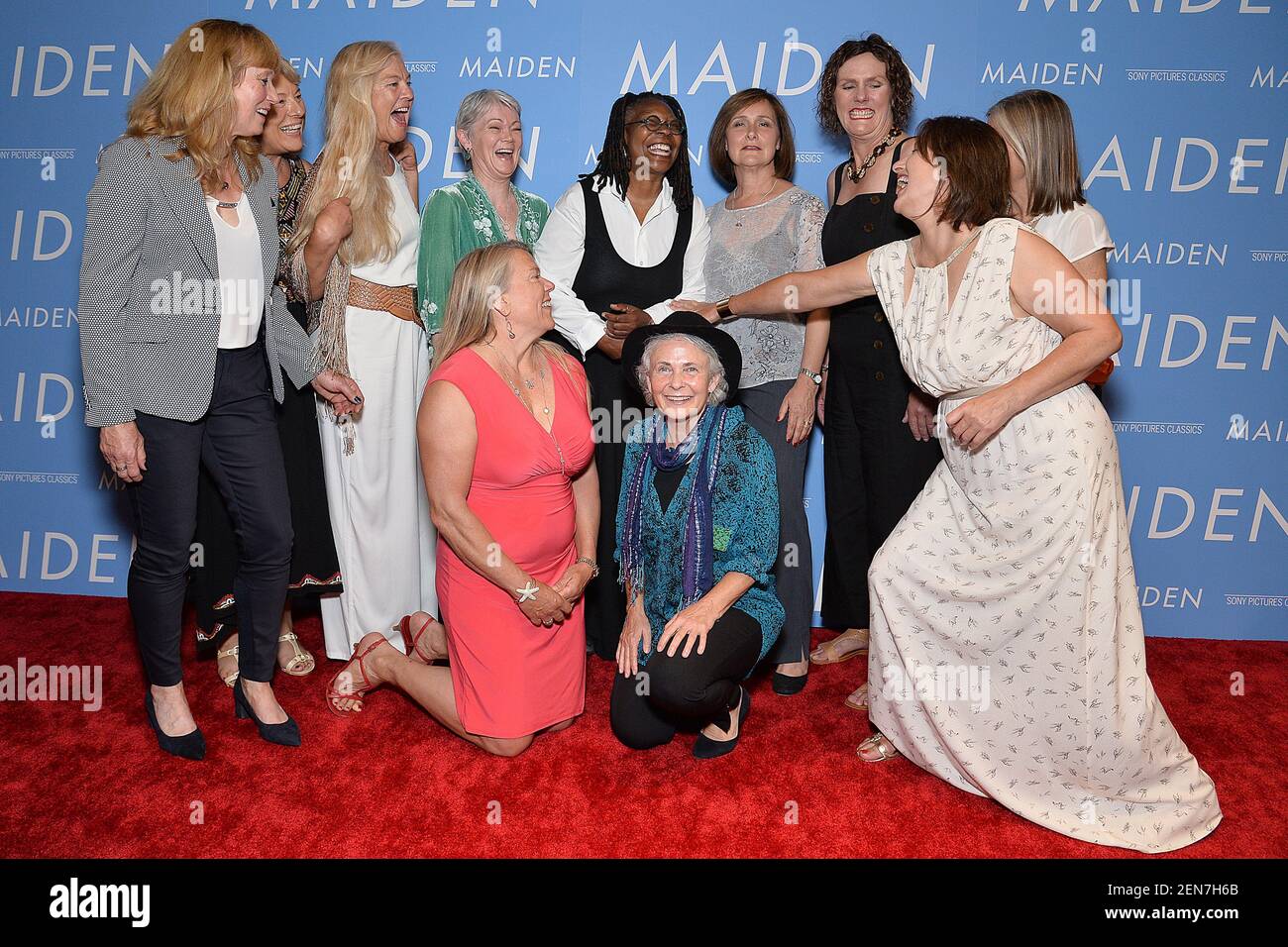 (L-R, rear) Tanja Visser, Marie-Claude Kieffer, Mikaela Von Koskull ...