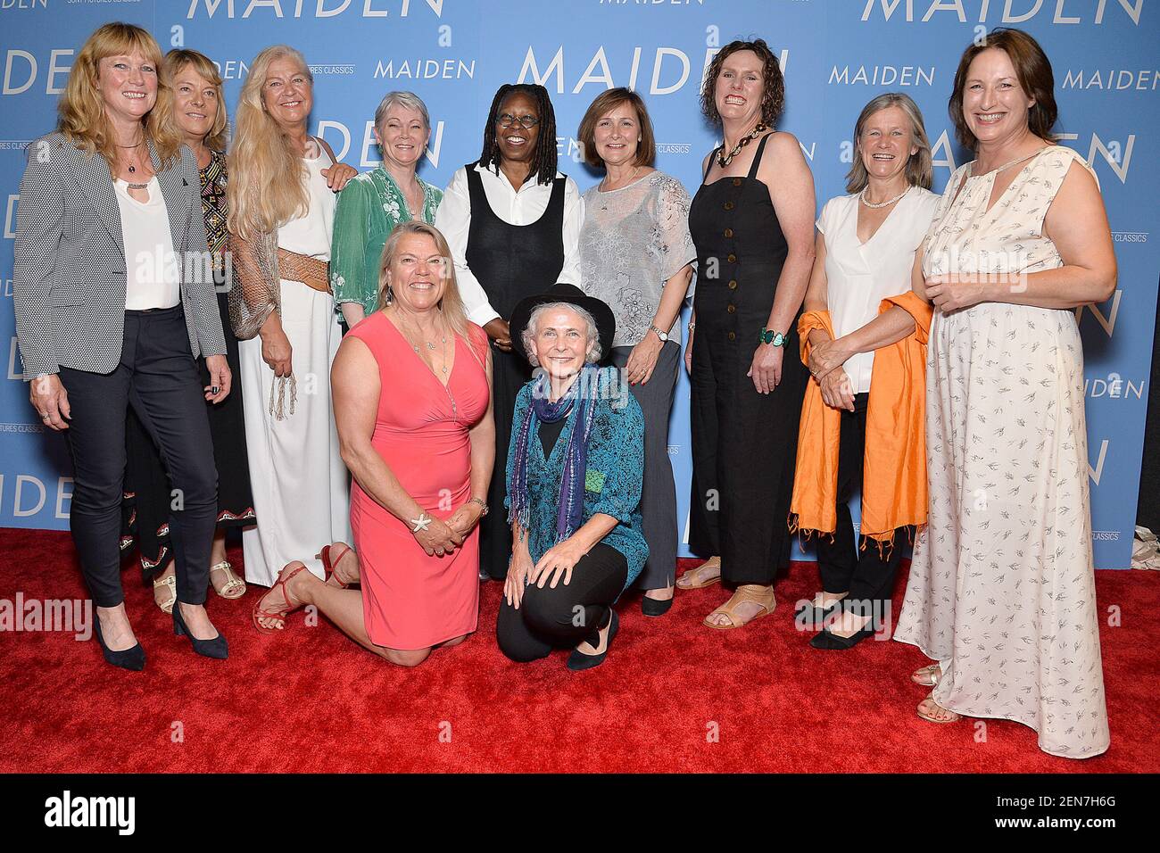 (L-R, rear) Tanja Visser, Marie-Claude Kieffer, Mikaela Von Koskull ...