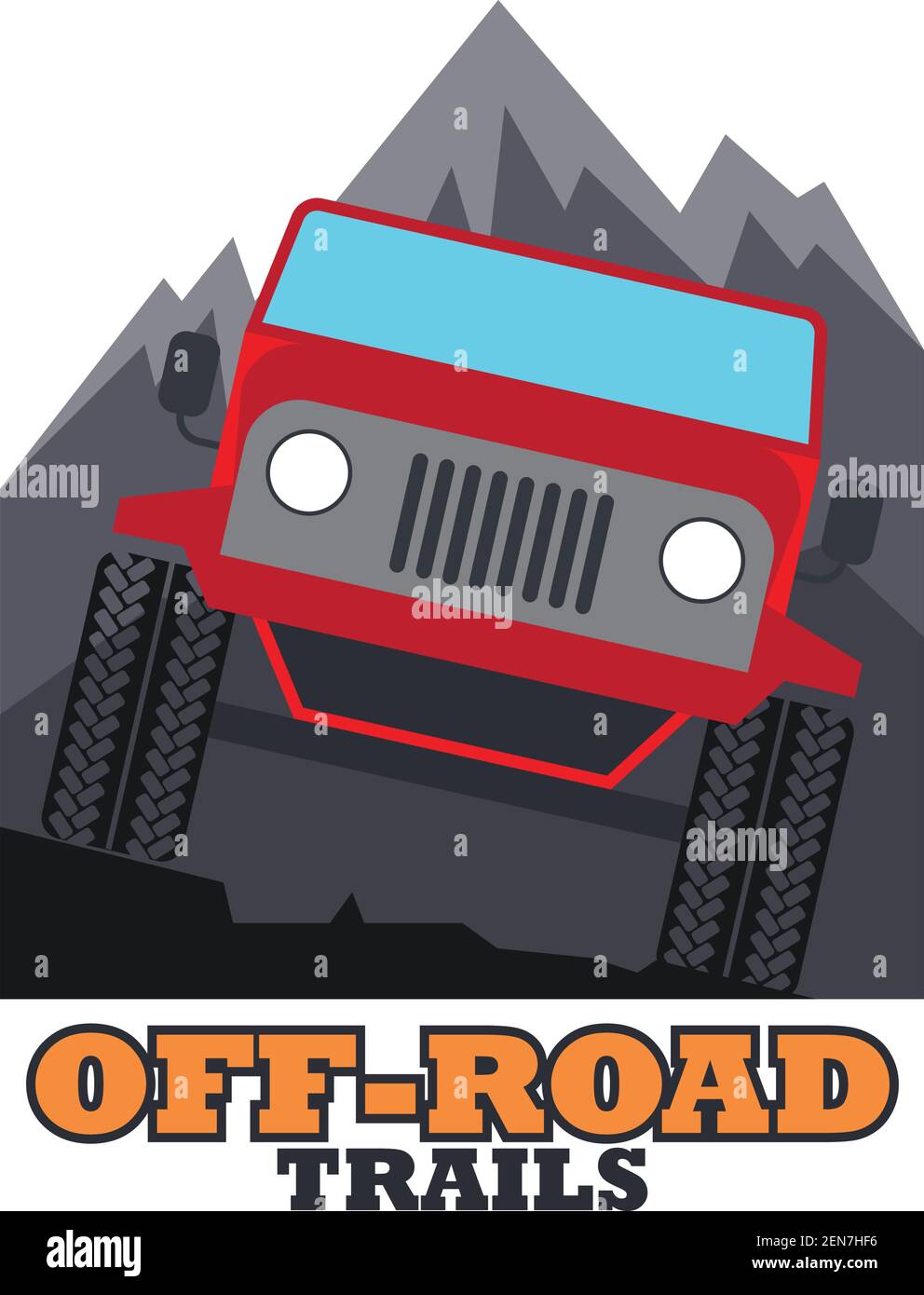 off-road 4x4 suv car logo emblems and insignia. vector illustration ...