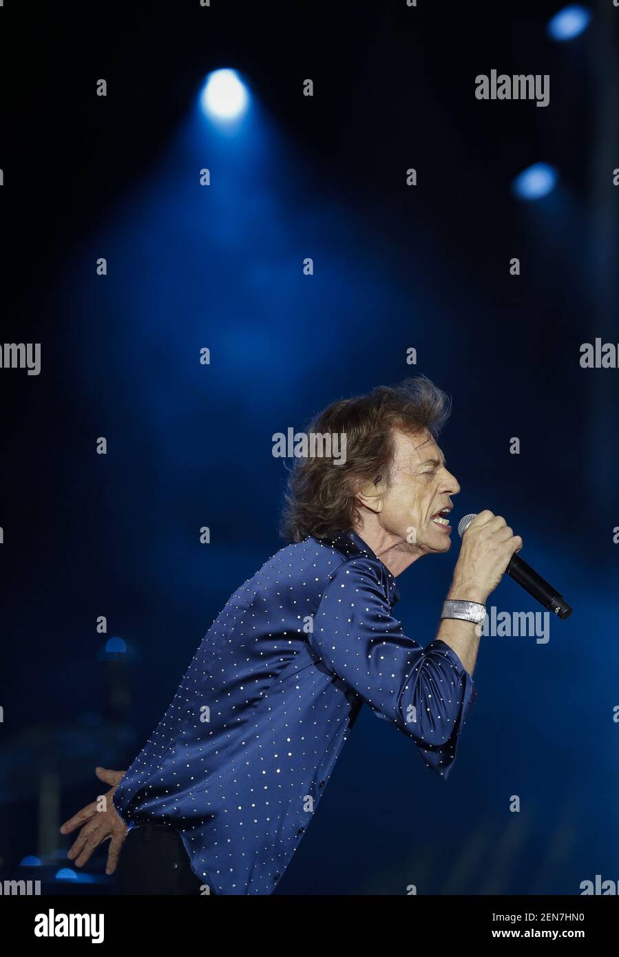 Mick Jagger and The Rolling Stones perform at Soldier Field as part of ...