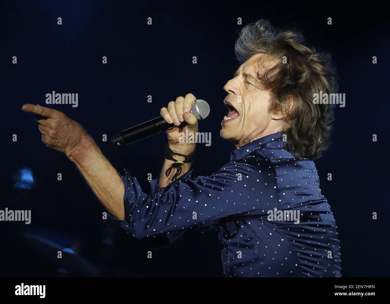 Mick Jagger and The Rolling Stones perform at Soldier Field as part of ...