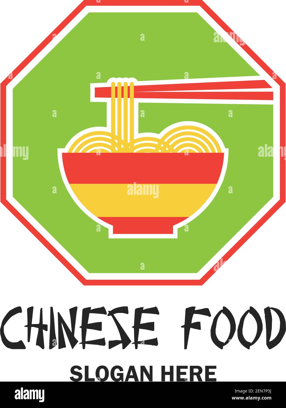 chinese restaurant / chinese food logo with text space for your slogan ...