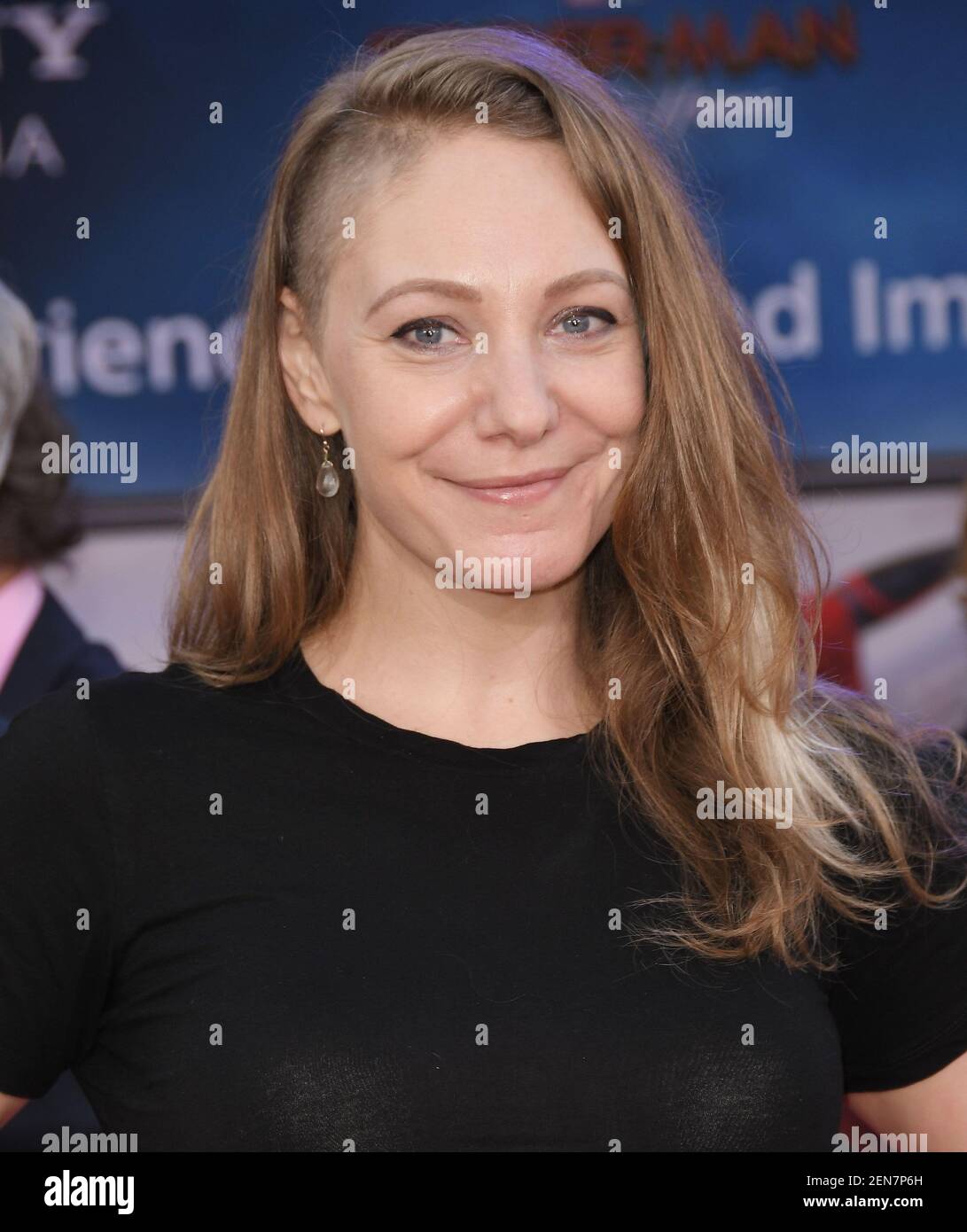 Emily V. Gordon arrives at the SPIDER-MAN FAR FROM HOME Los Angeles ...