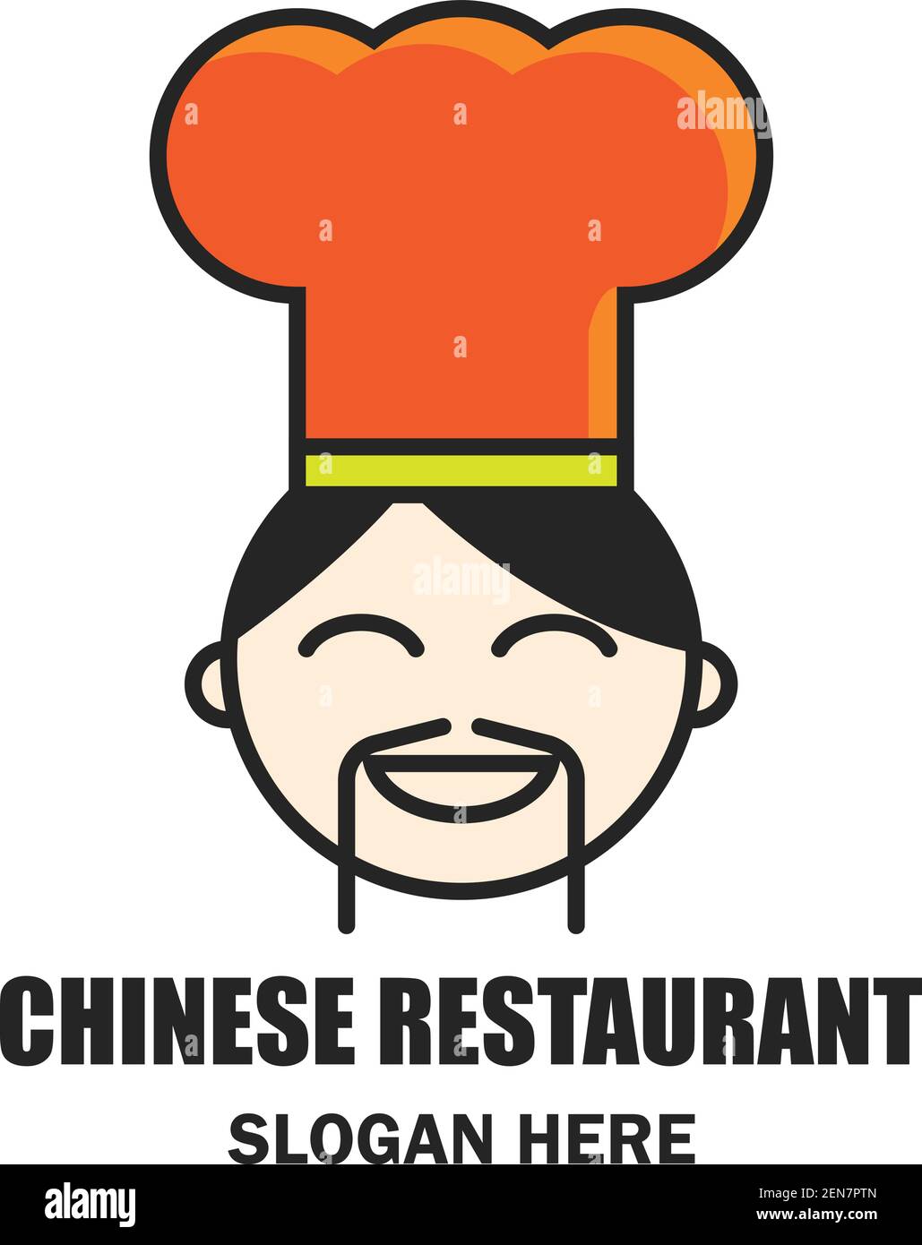 chinese restaurant / chinese food logo with text space for your slogan ...