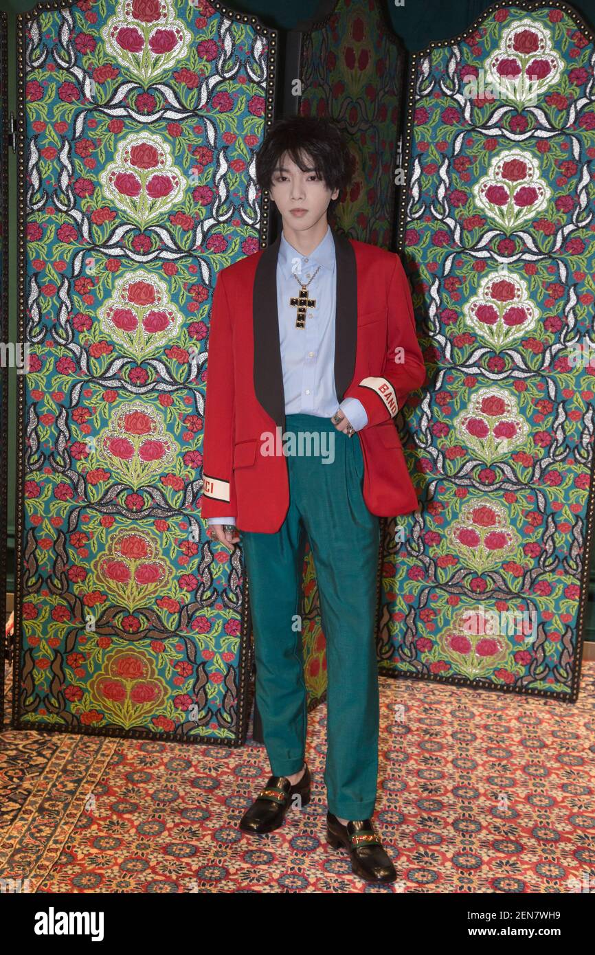 Chinese singer and songwriter Hua Chenyu, also known as HuaHua, attends ...