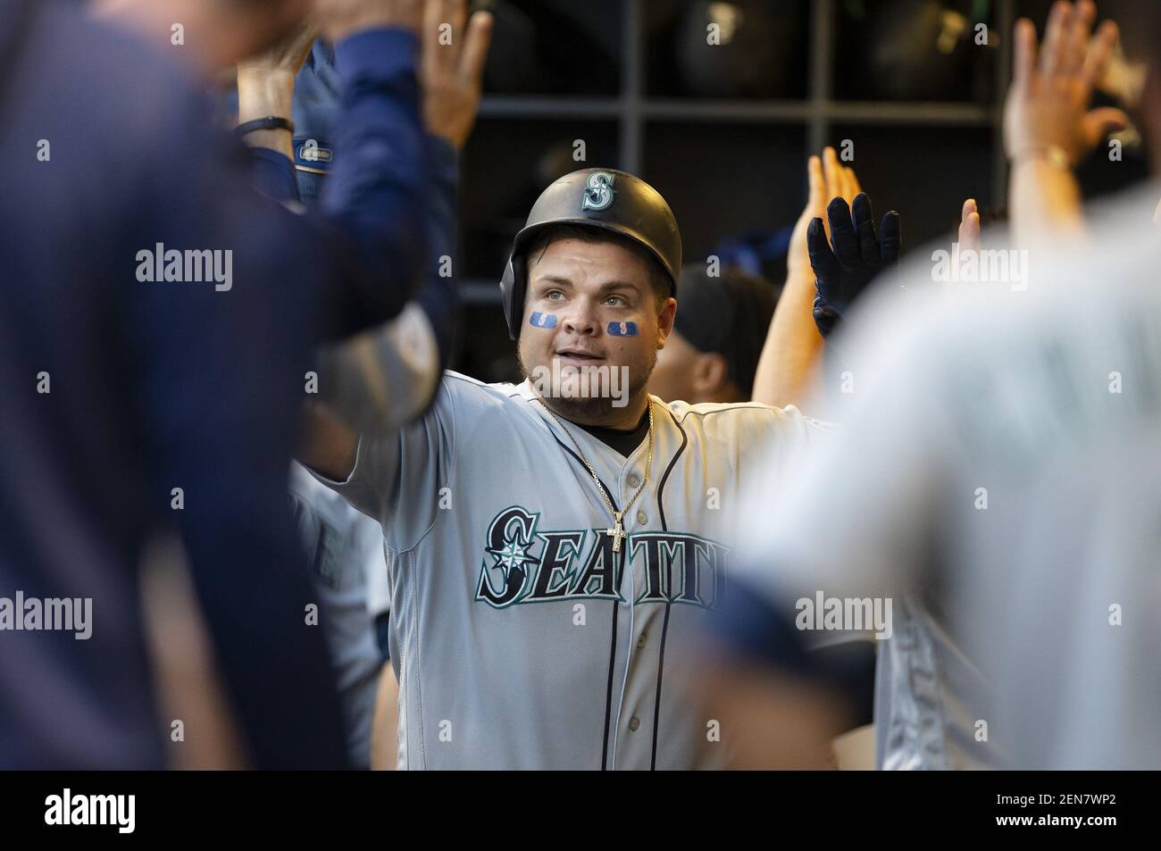 June 25, 2019: Seattle Mariners first baseman Daniel Vogelbach #20 is ...