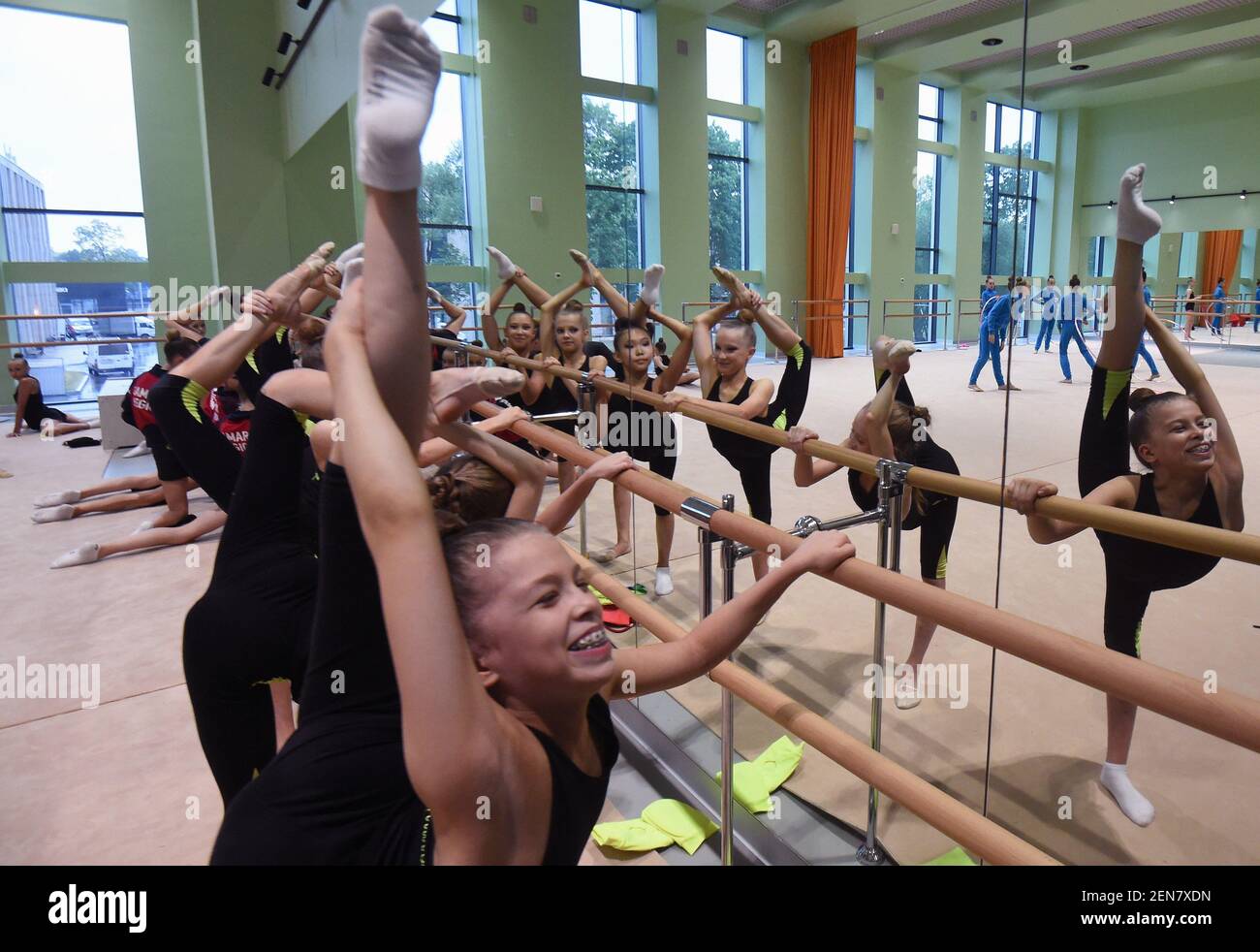 Russian Rhythmic Gymnastics Training