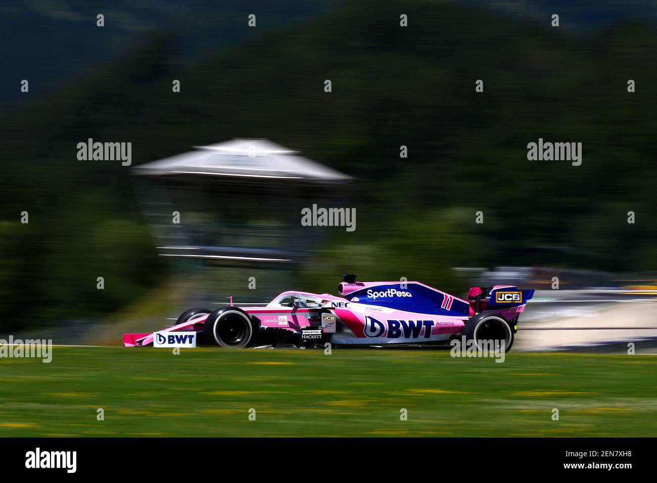 #11 Sergio Perez, Racing Point F1 Team, Mercedes. Austrian Grand Prix ...