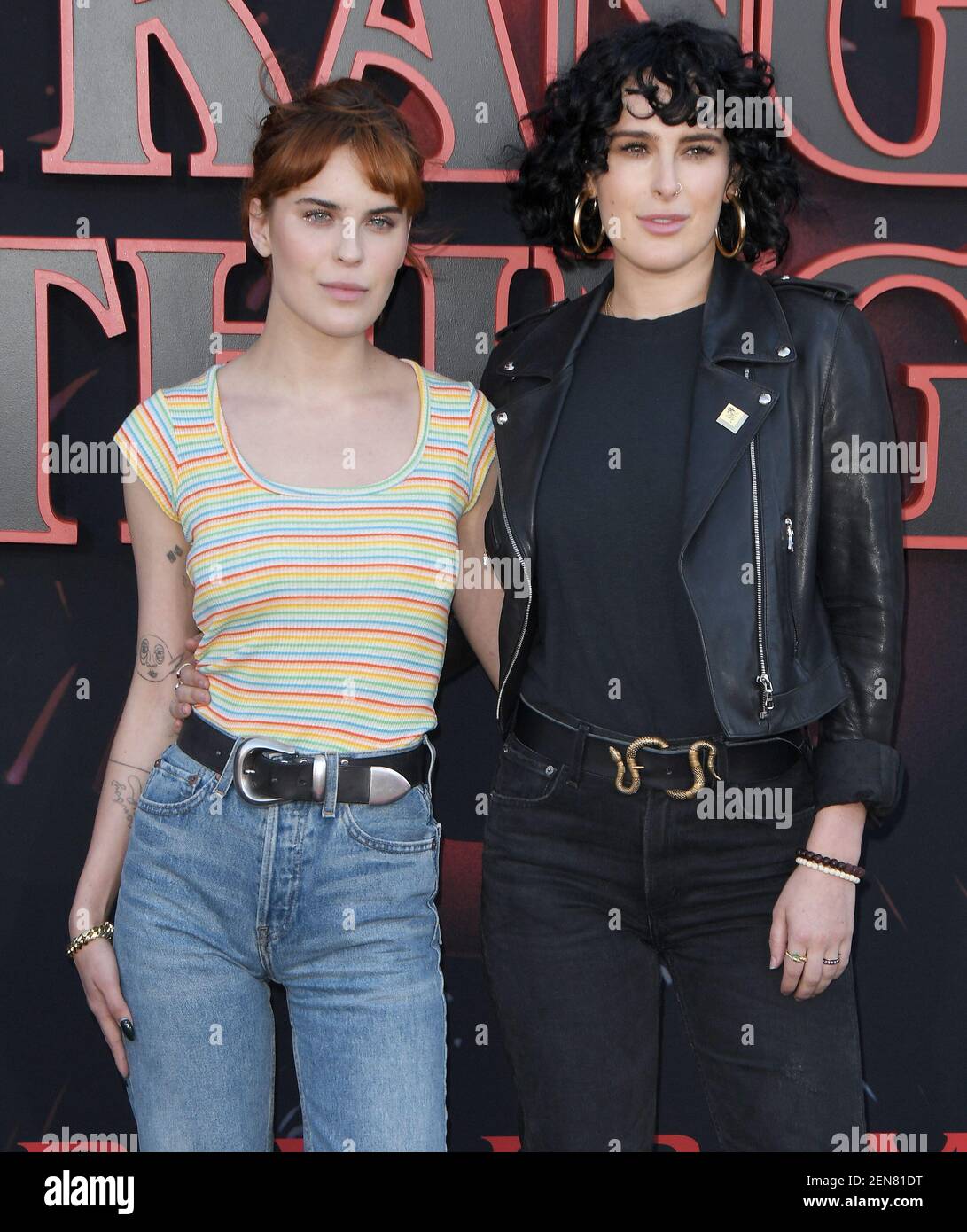 (L-R) Tallulah Willis and Rumer Willis at Netflix's STRANGER THINGS 3 ...