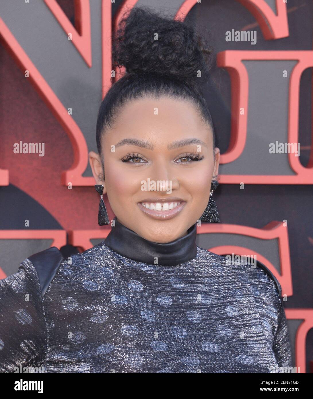 Jaylen Barron arrives at Netflix's STRANGER THINGS 3 World Premiere ...