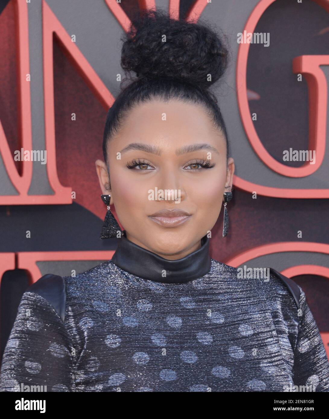 Jaylen Barron arrives at Netflix's STRANGER THINGS 3 World Premiere ...