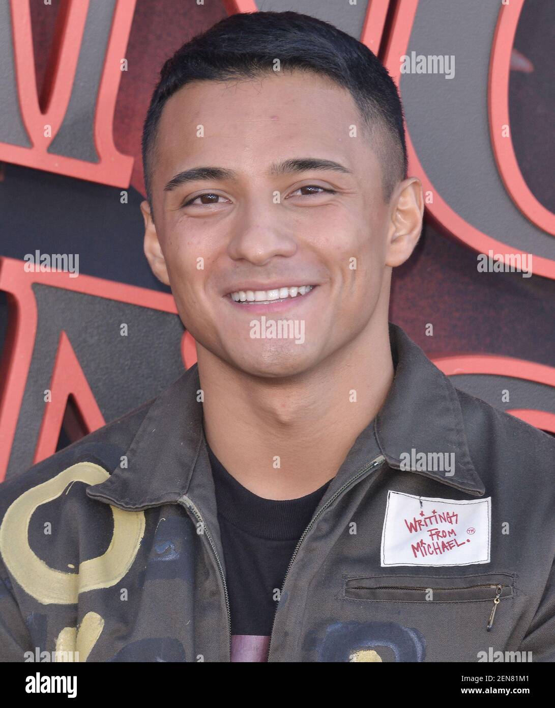Brandon Perea arrives at Netflix's STRANGER THINGS 3 World Premiere ...