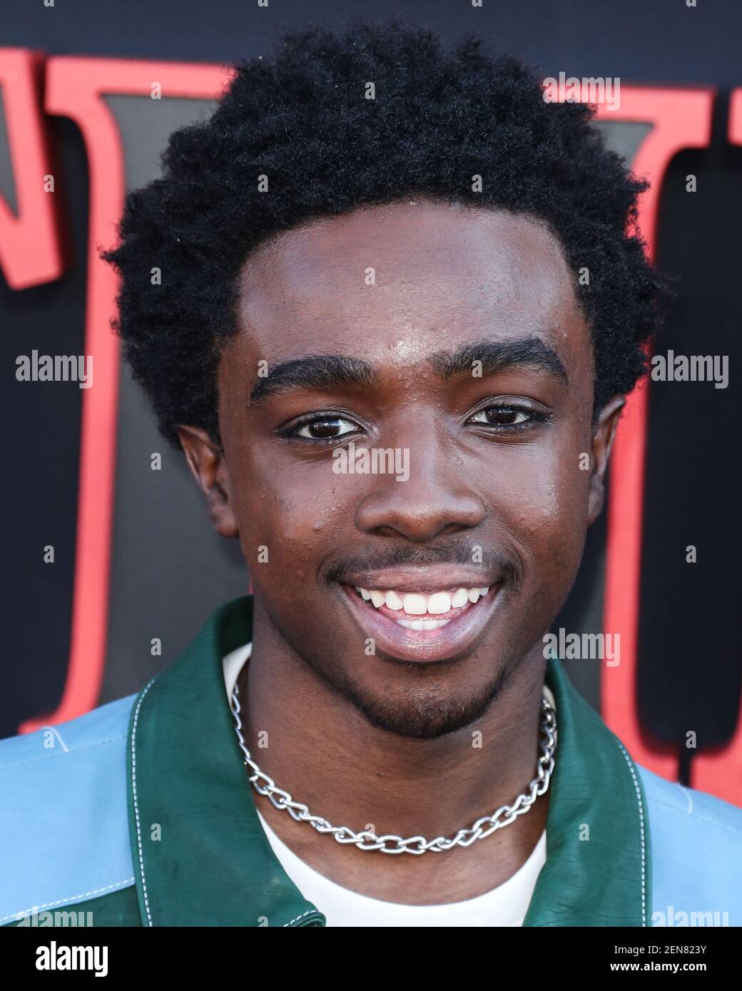 SANTA MONICA, LOS ANGELES, CALIFORNIA, USA - JUNE 28: Actor Caleb ...