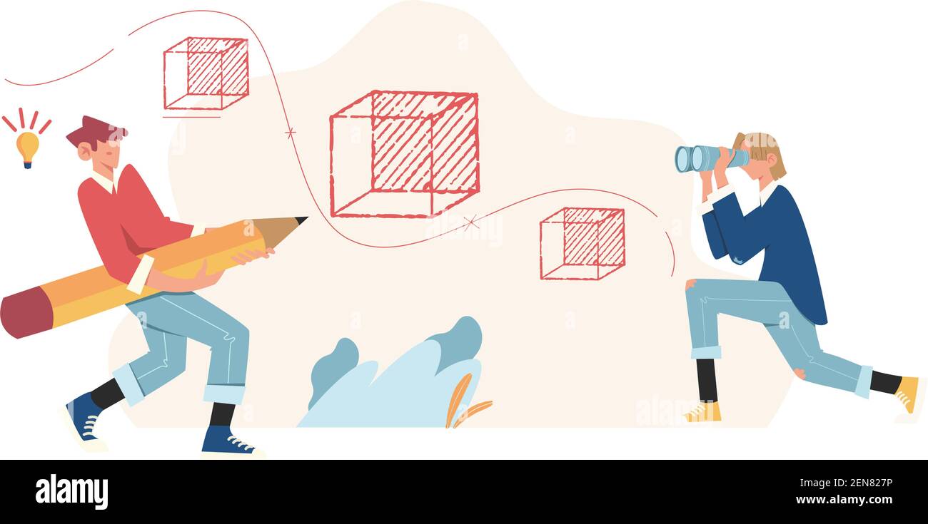 Business team analysis Stock Vector Images - Alamy