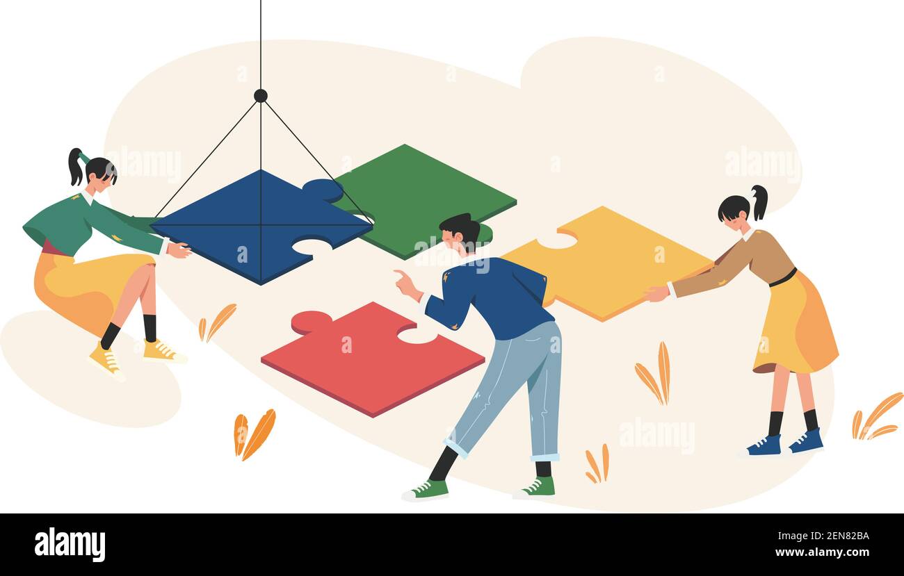 Team problem Stock Vector Images - Alamy