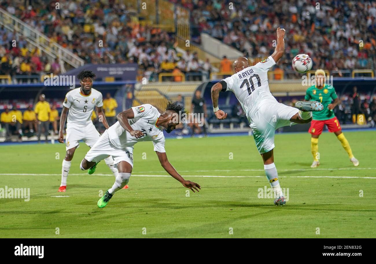 June 29, 2019: Nuhu Adams Kasim of Ghana heads the ball away during the ...