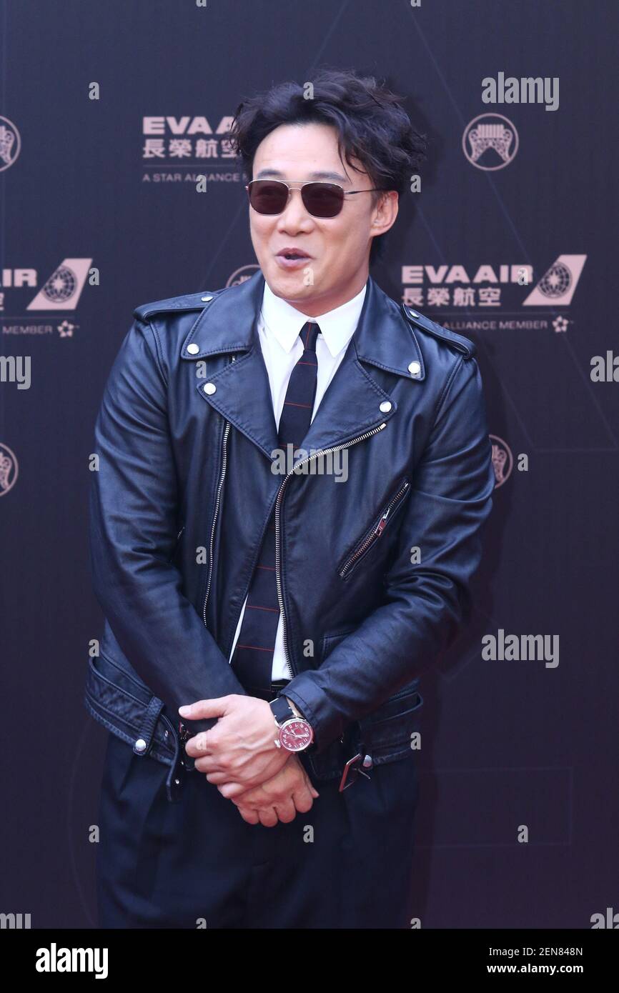Hong Kong singer and actor Eason Chan Yick-shun poses on the red carpet ...