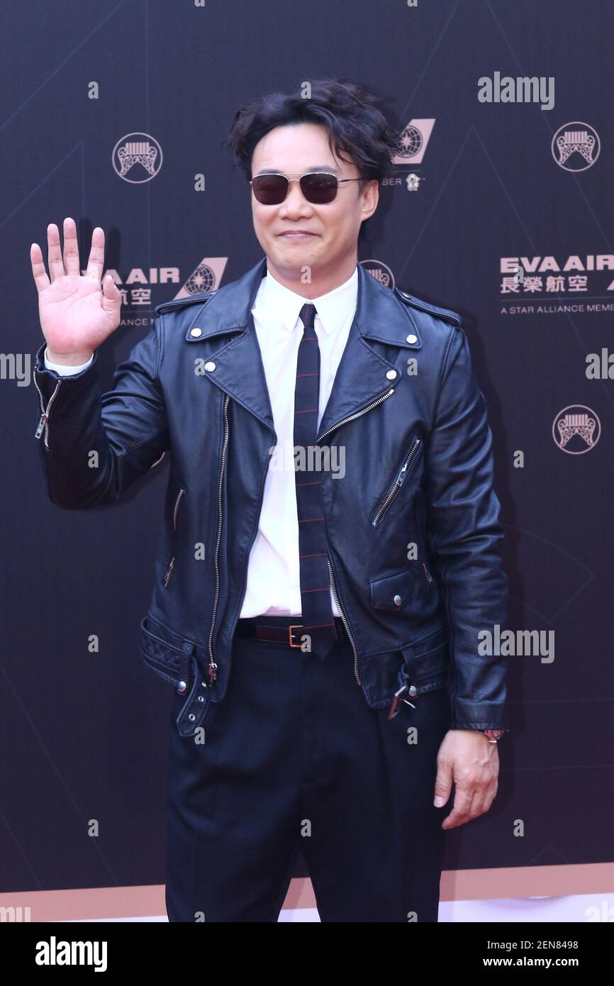 Hong Kong singer and actor Eason Chan Yick-shun poses on the red carpet ...