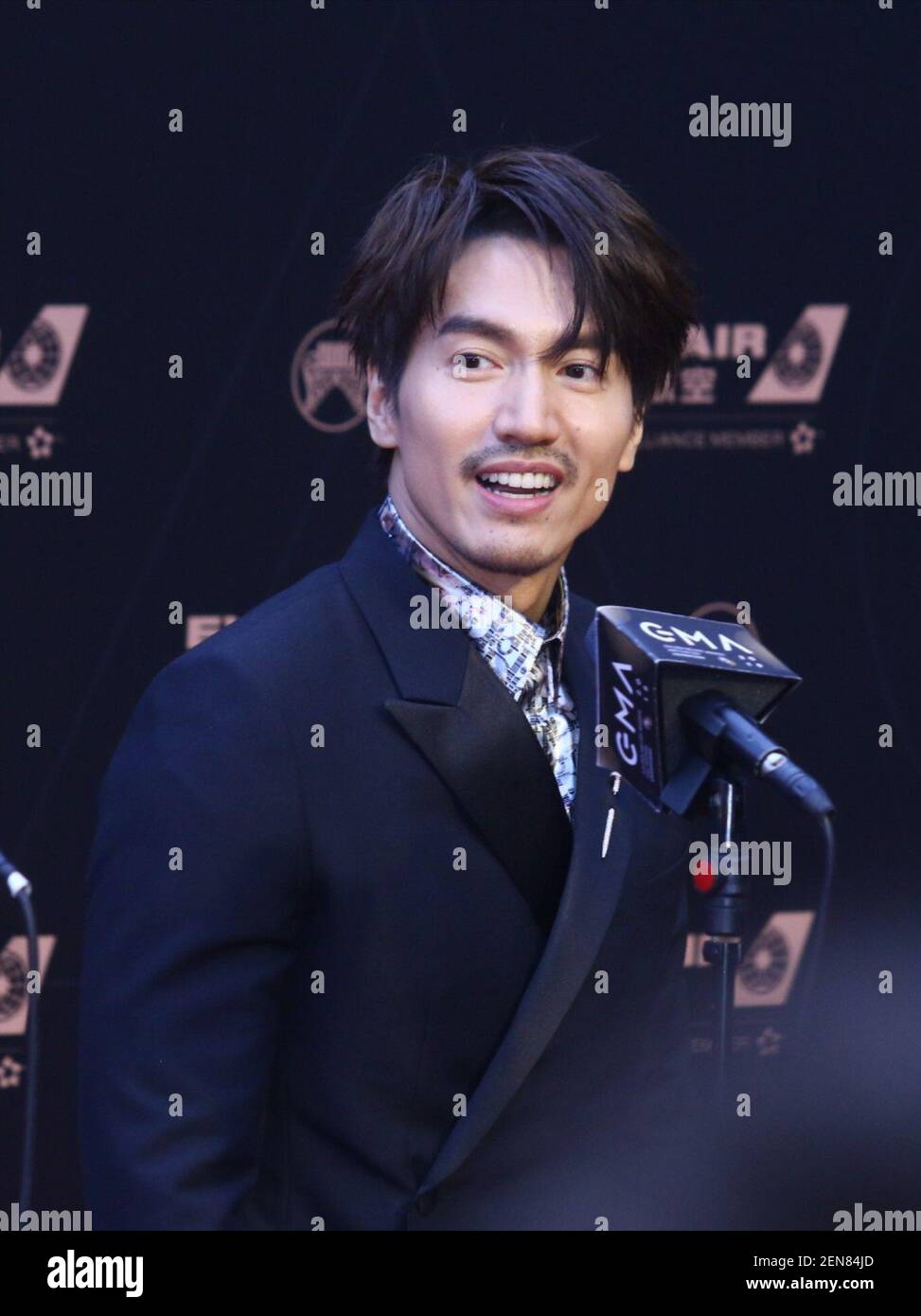Taiwanese actor and singer Jerry Yan poses on the red carpet for the ...