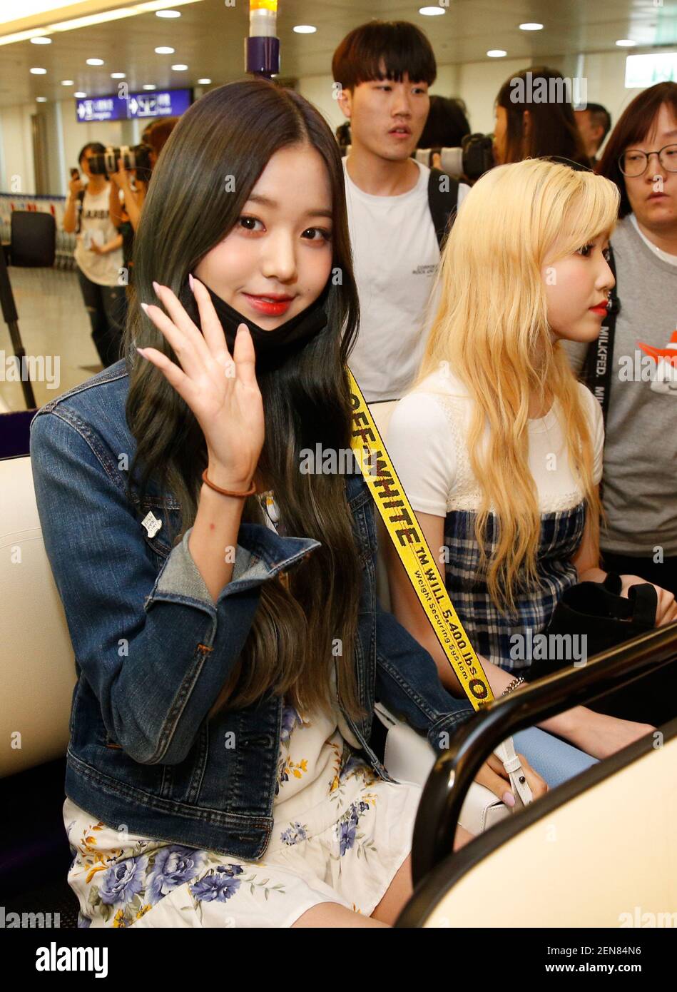 **TAIWAN OUT**Jang Won-young of South Korean girl group Izone, stylized ...