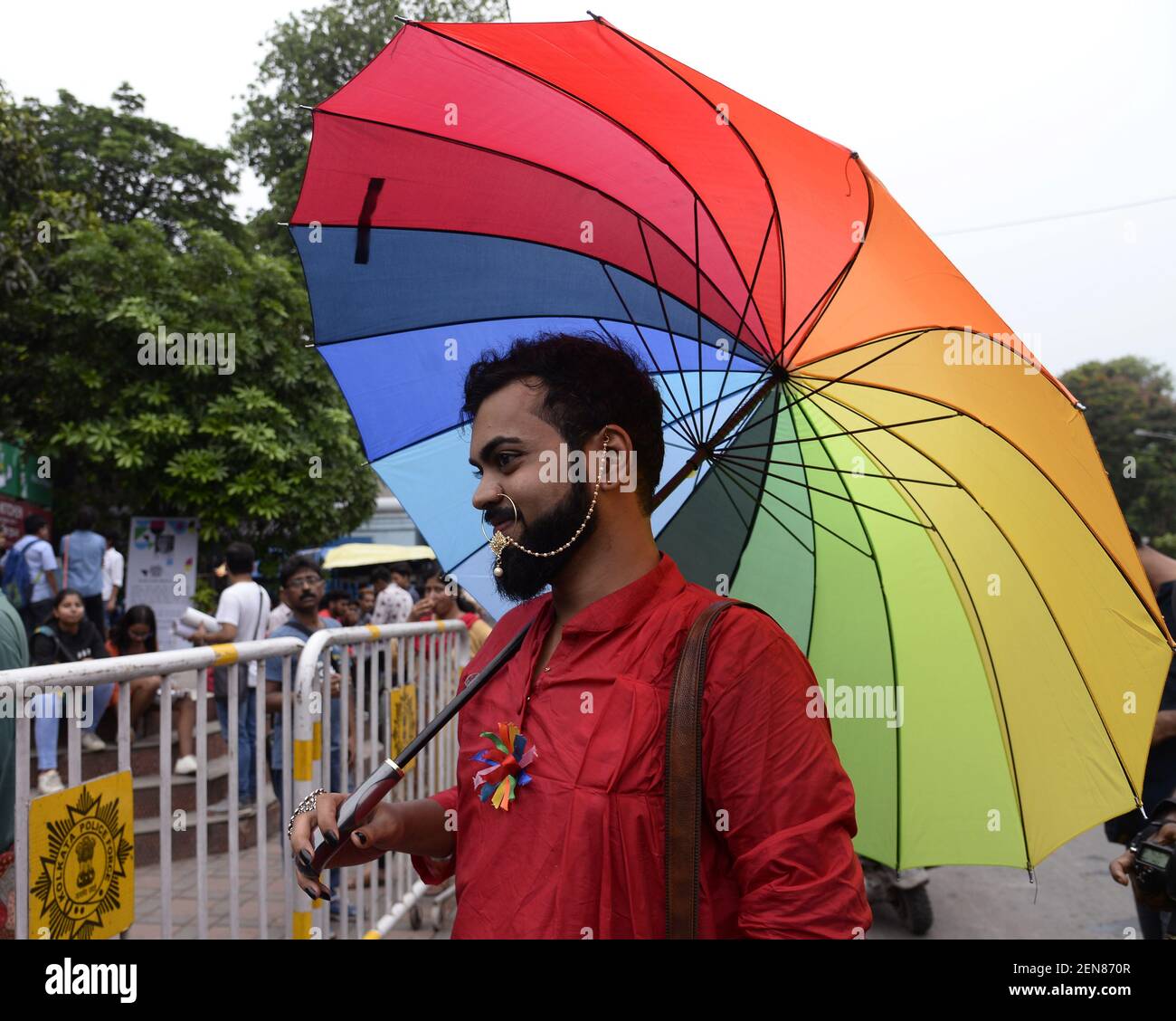 (6/29/2019) LGBT and transgender community people during a pride march ...