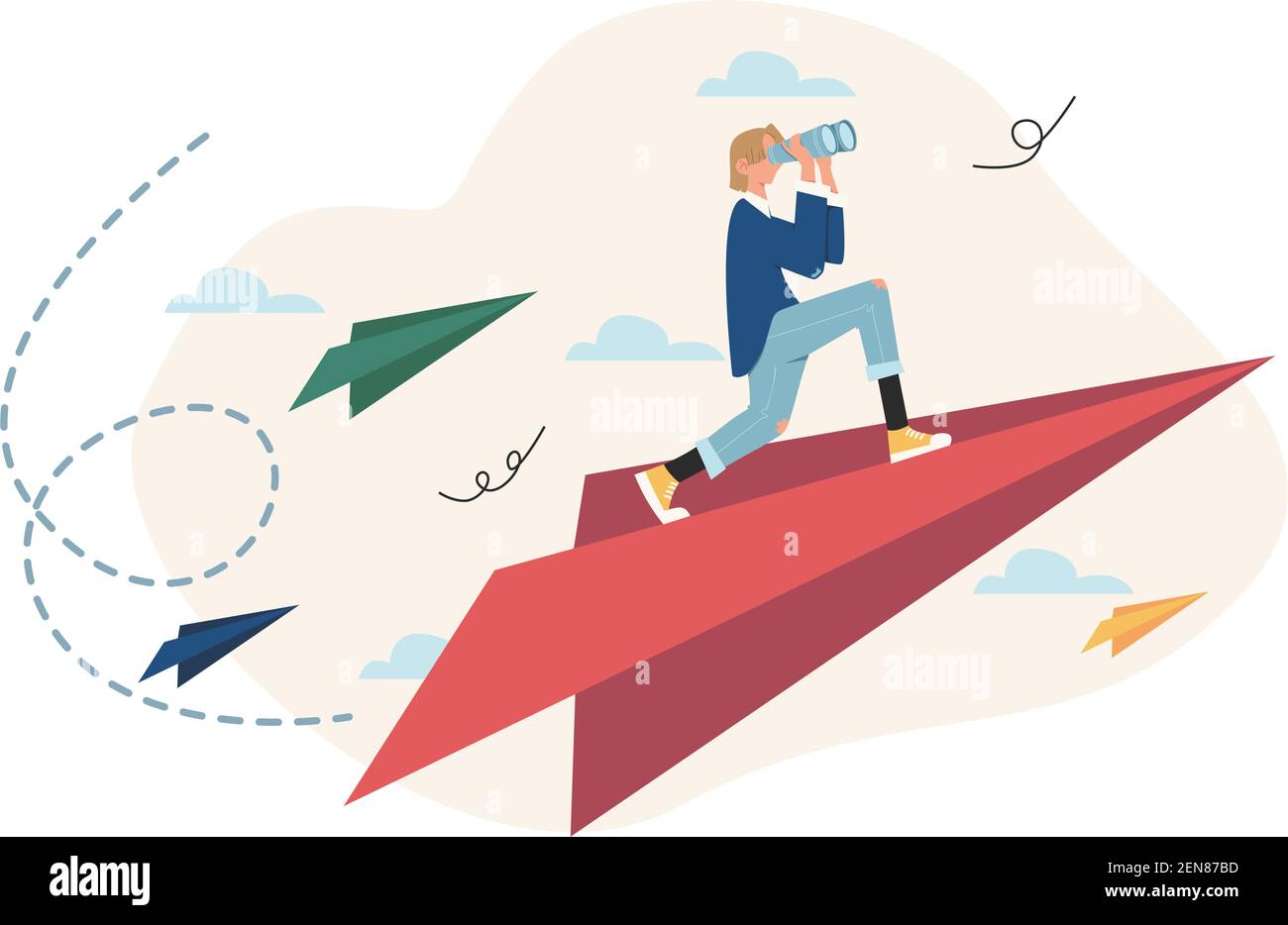 Target aspiration goal achievement vision Stock Vector Images - Alamy